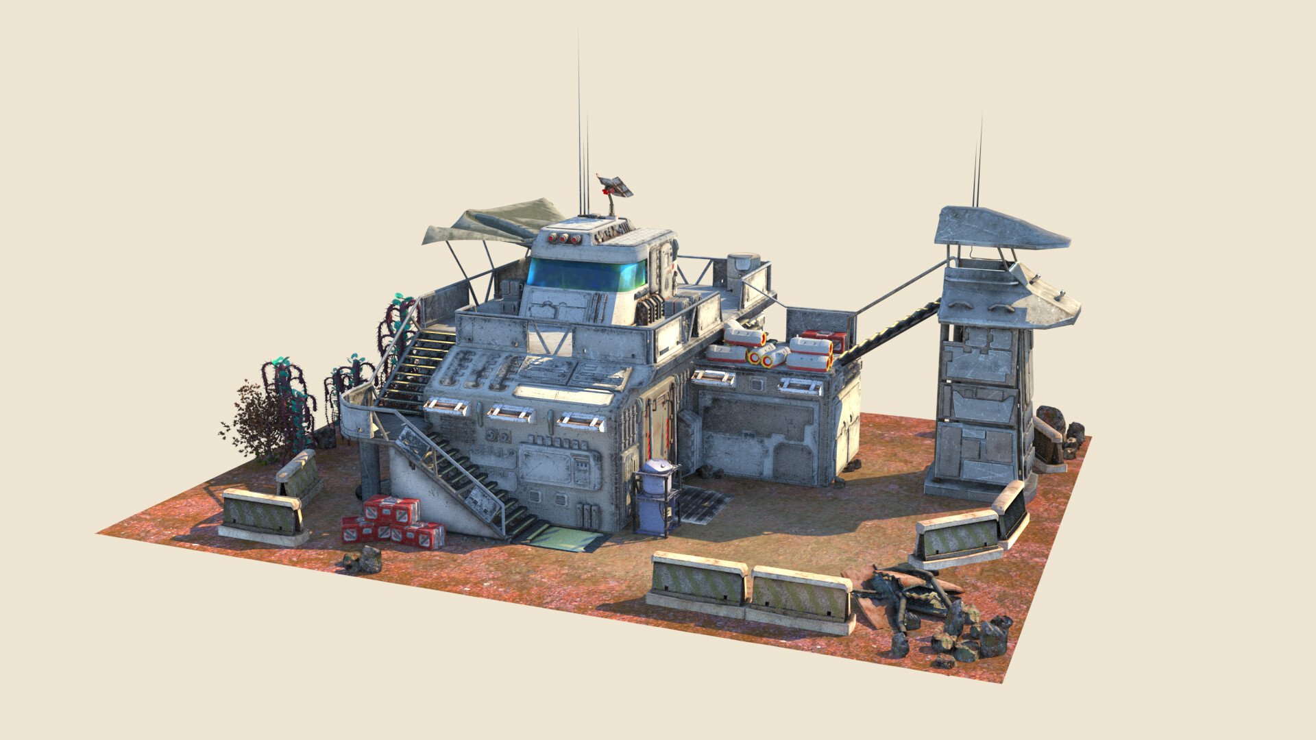 ArtStation - Colonial base