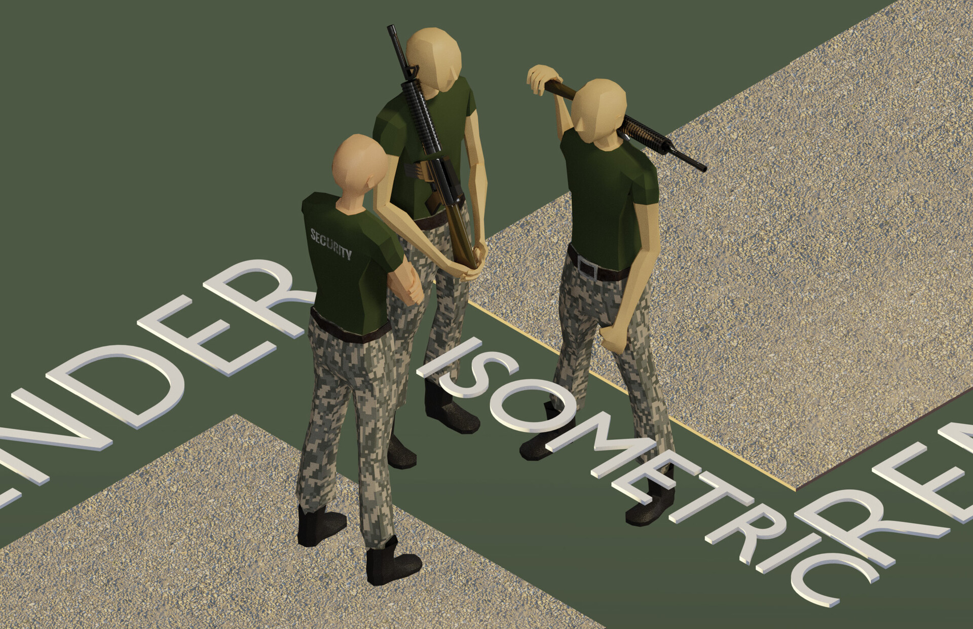 ArtStation - Isometric render