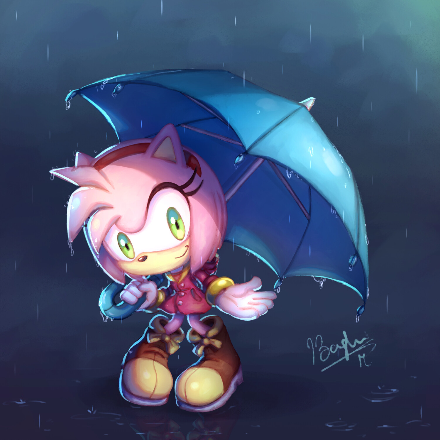 ArtStation - Amy Rose - Rain