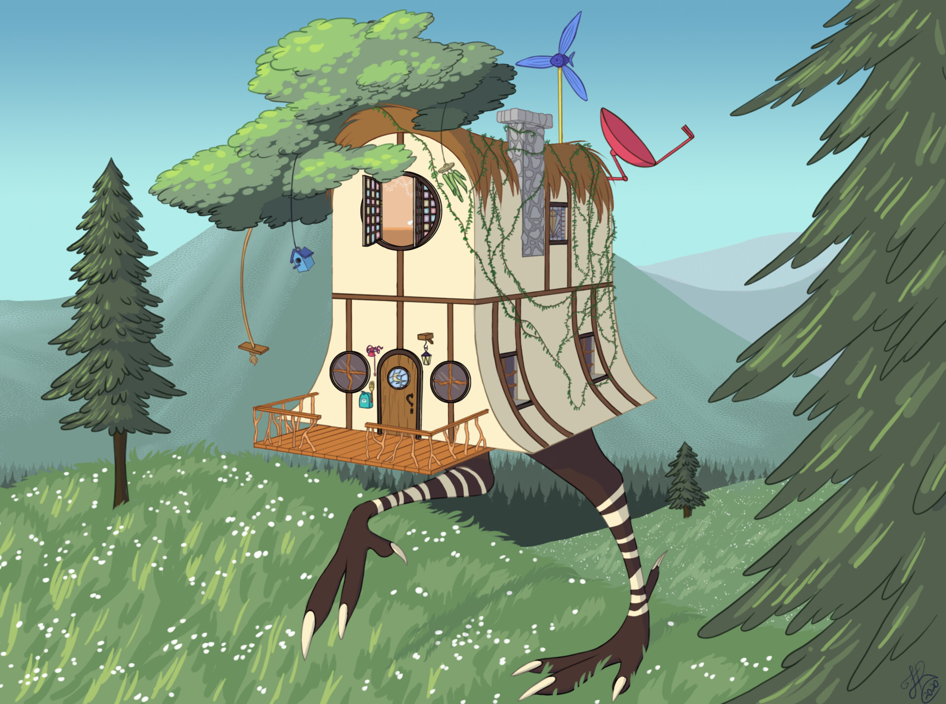 ArtStation - Baba Yaga Dream House Design