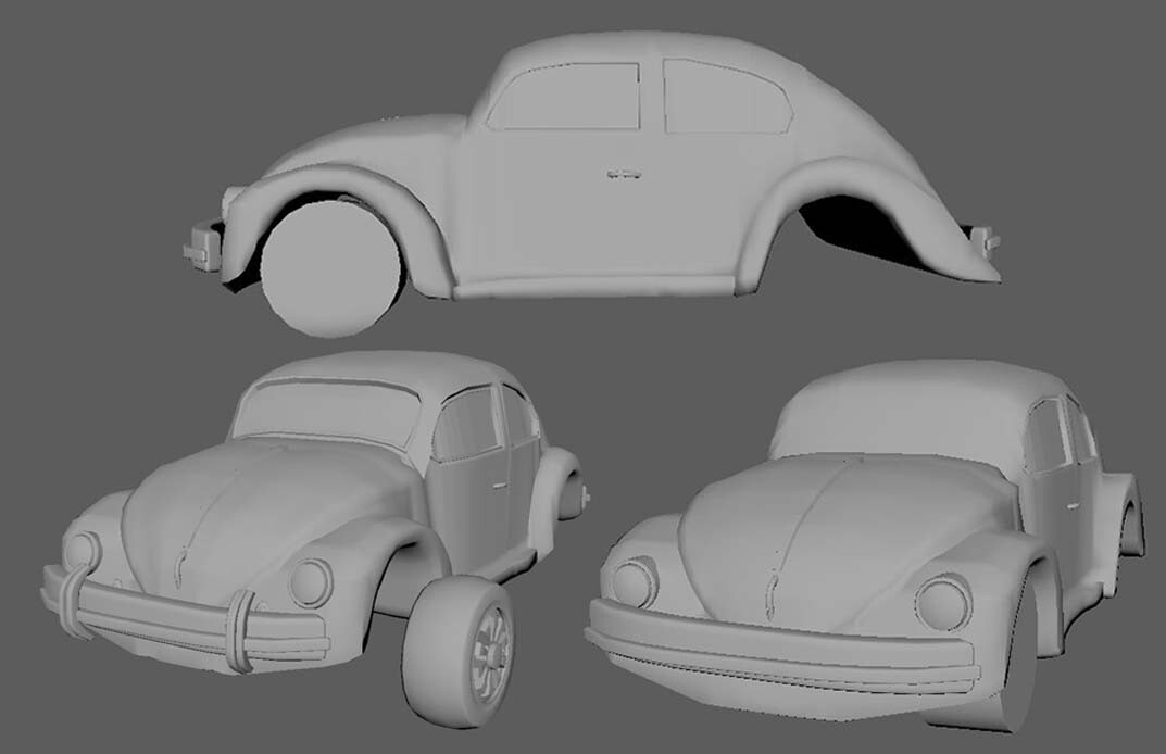 Nancy Perrin - 1973 Volkswagen Bug, WIP