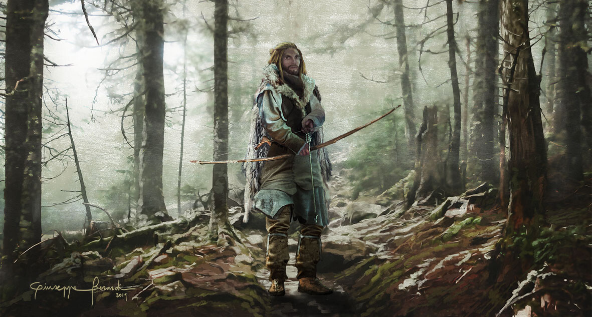 ArtStation - Paleolithic archer