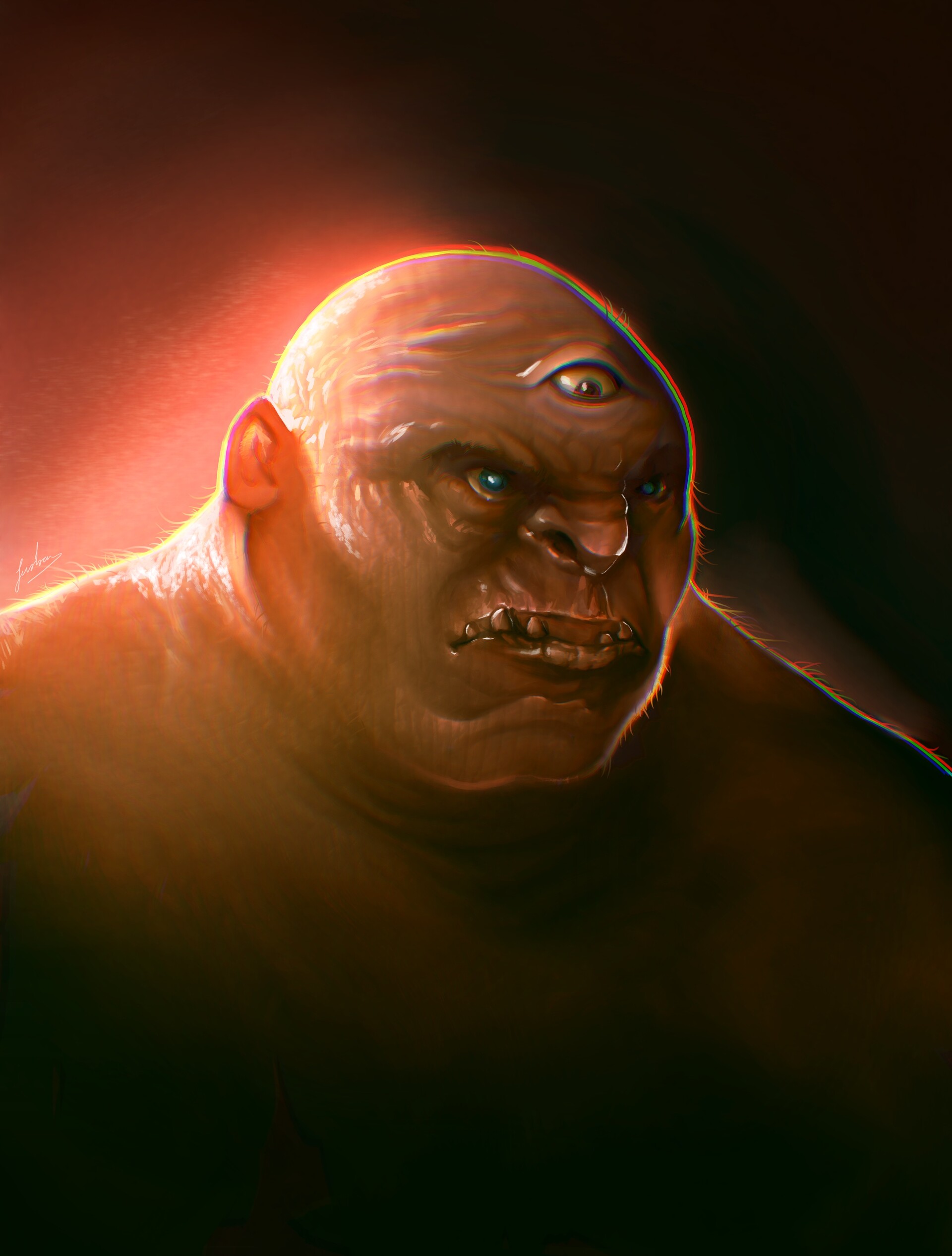 ArtStation - Creature in Procreate