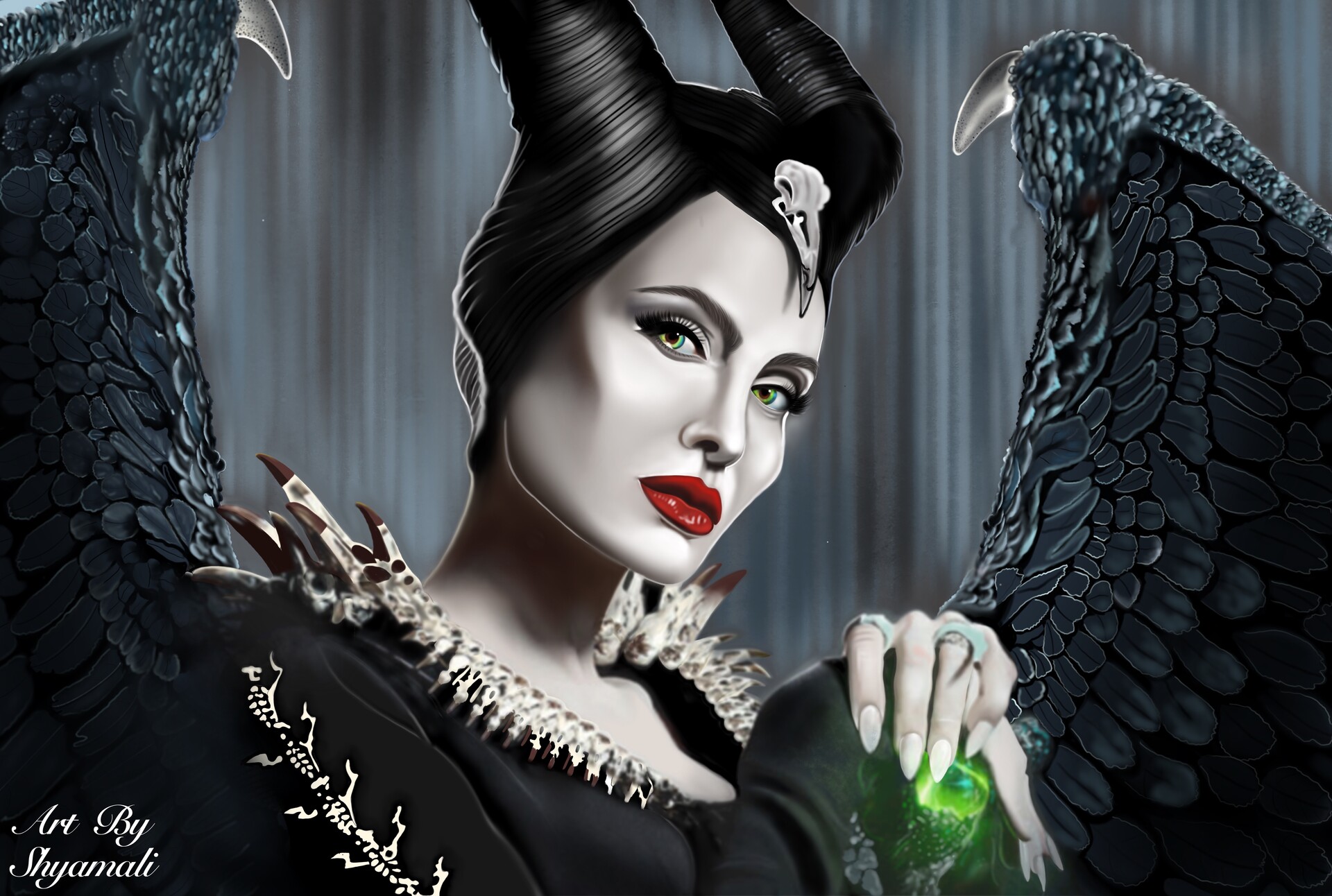 Maleficent Painting