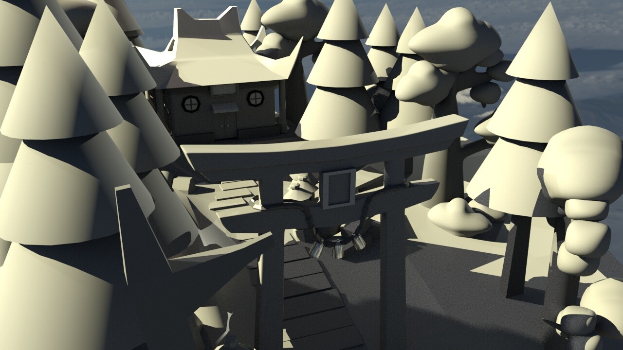 ArtStation - A simple scene