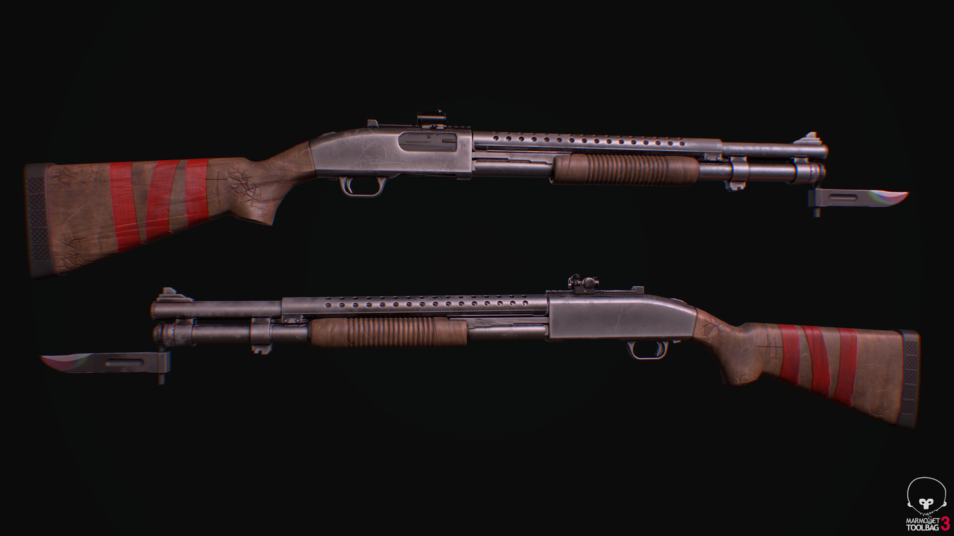 ArtStation - Moss shotgun