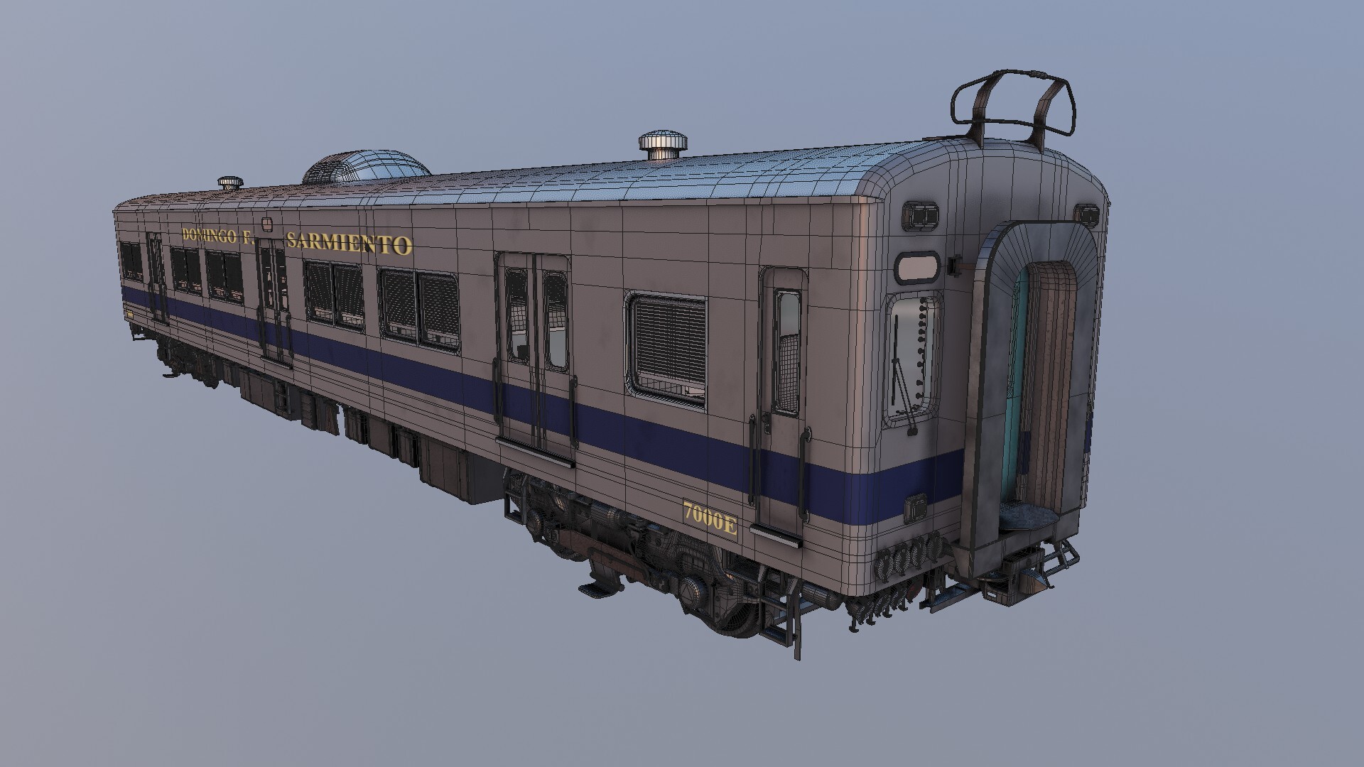 ArtStation - Toshiba train (first category) from Buenos Aires