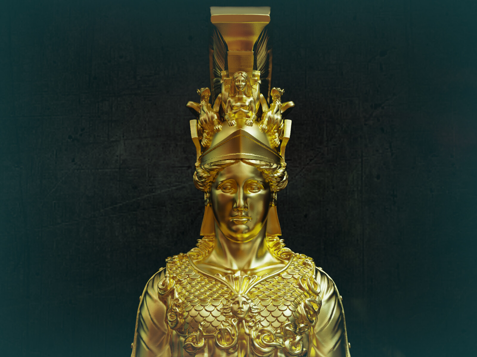 Avraam Avramidis - Bust of Pallas Athena