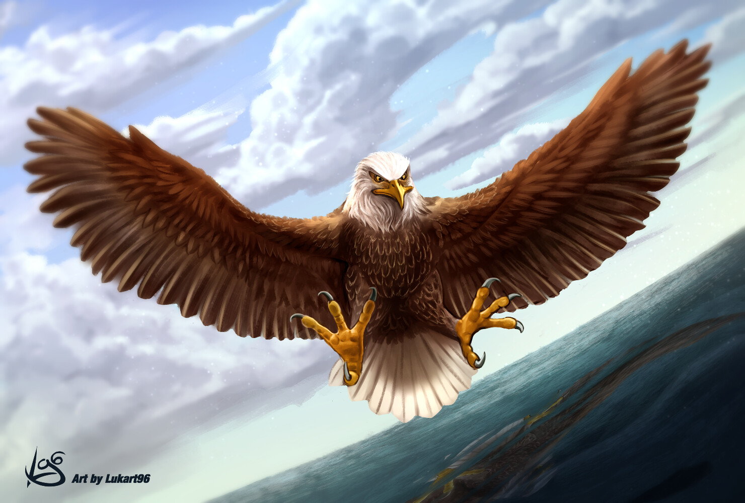 ArtStation - bald eagle