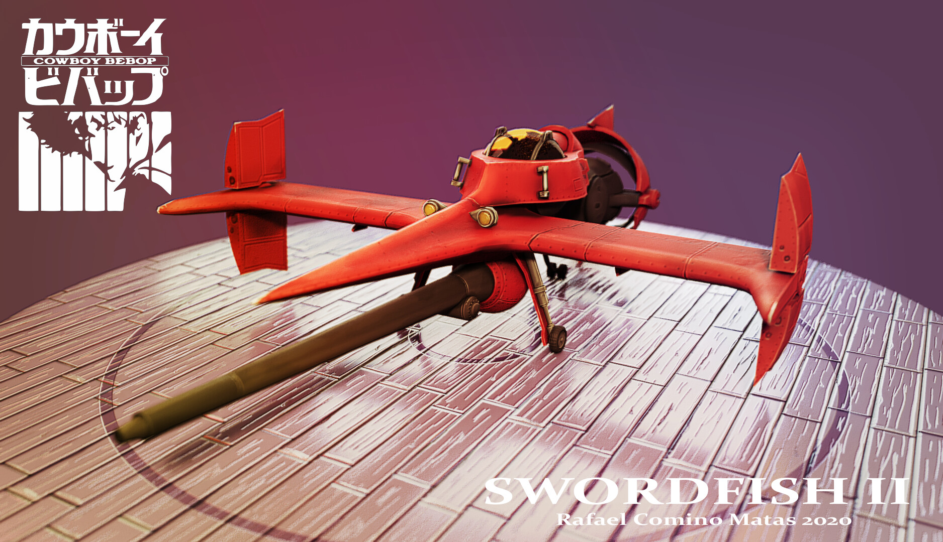 Cowboy Bebop Swordfish Swordfish II (Cowboy Bebop), Small Scale By