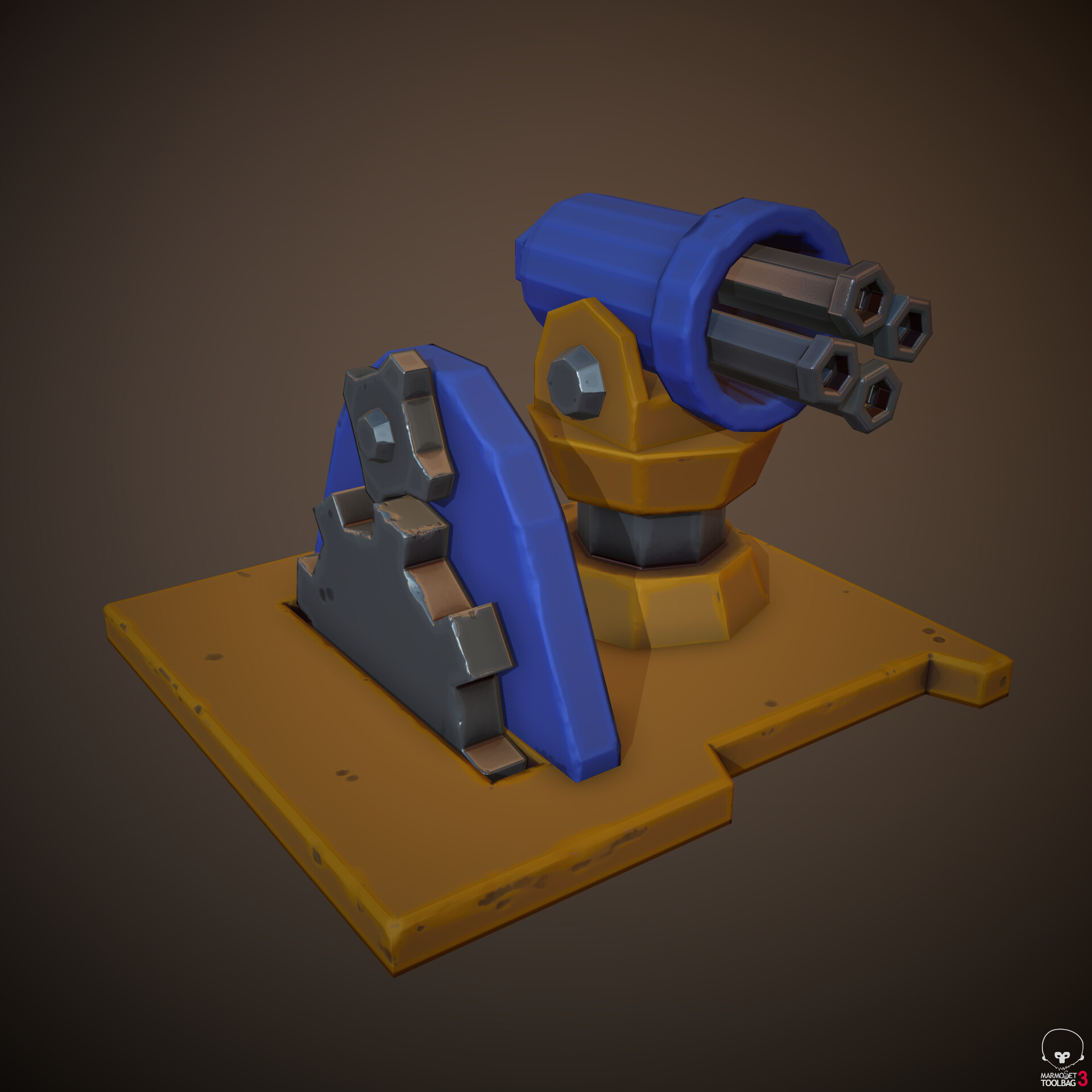 ArtStation - Stylized Turret