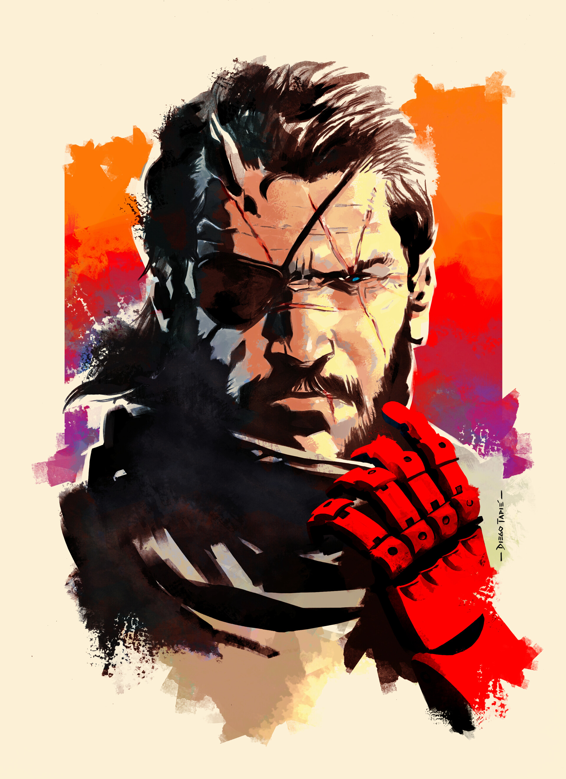 how to draw venom snake