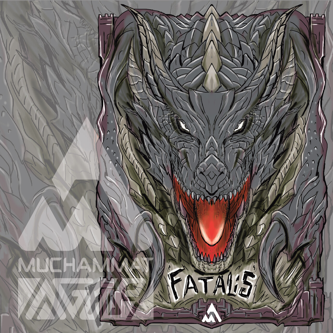 ArtStation - Fatalis, Monster Hunter