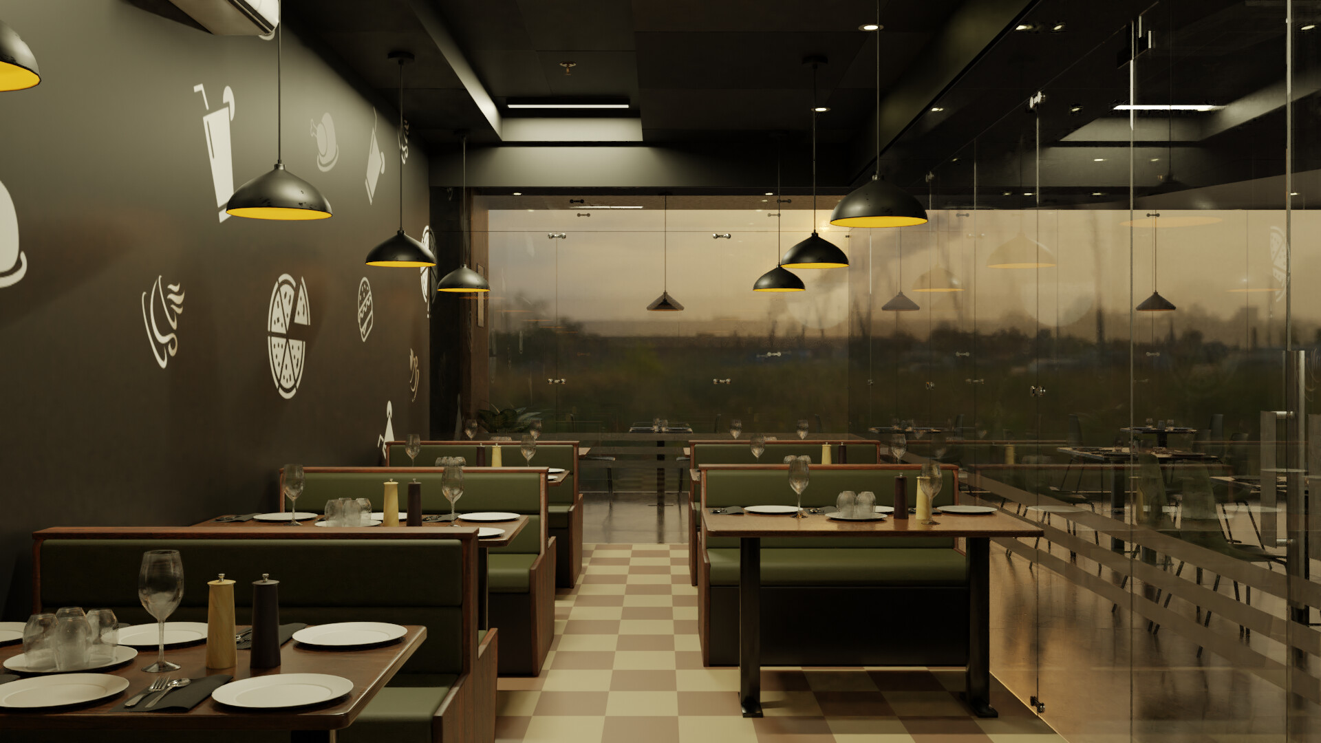 Nagasivaguru - 3D Restaurant interior