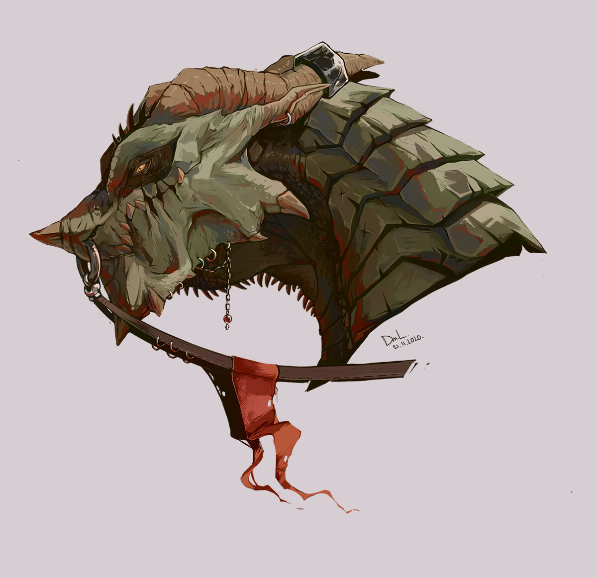 ArtStation - Dragon head training