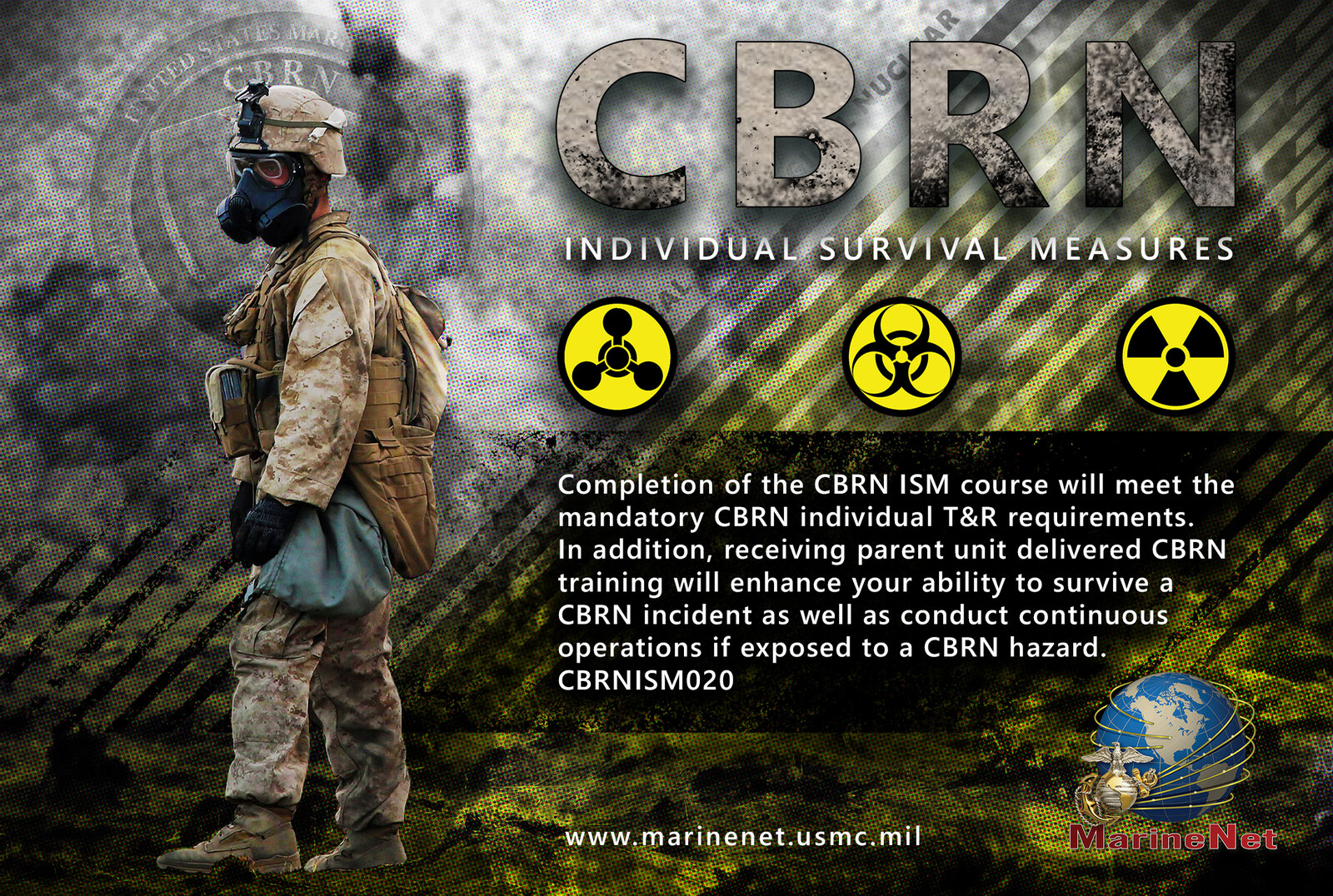 Thanh Truong - USMC CBRN M50 gas mask
