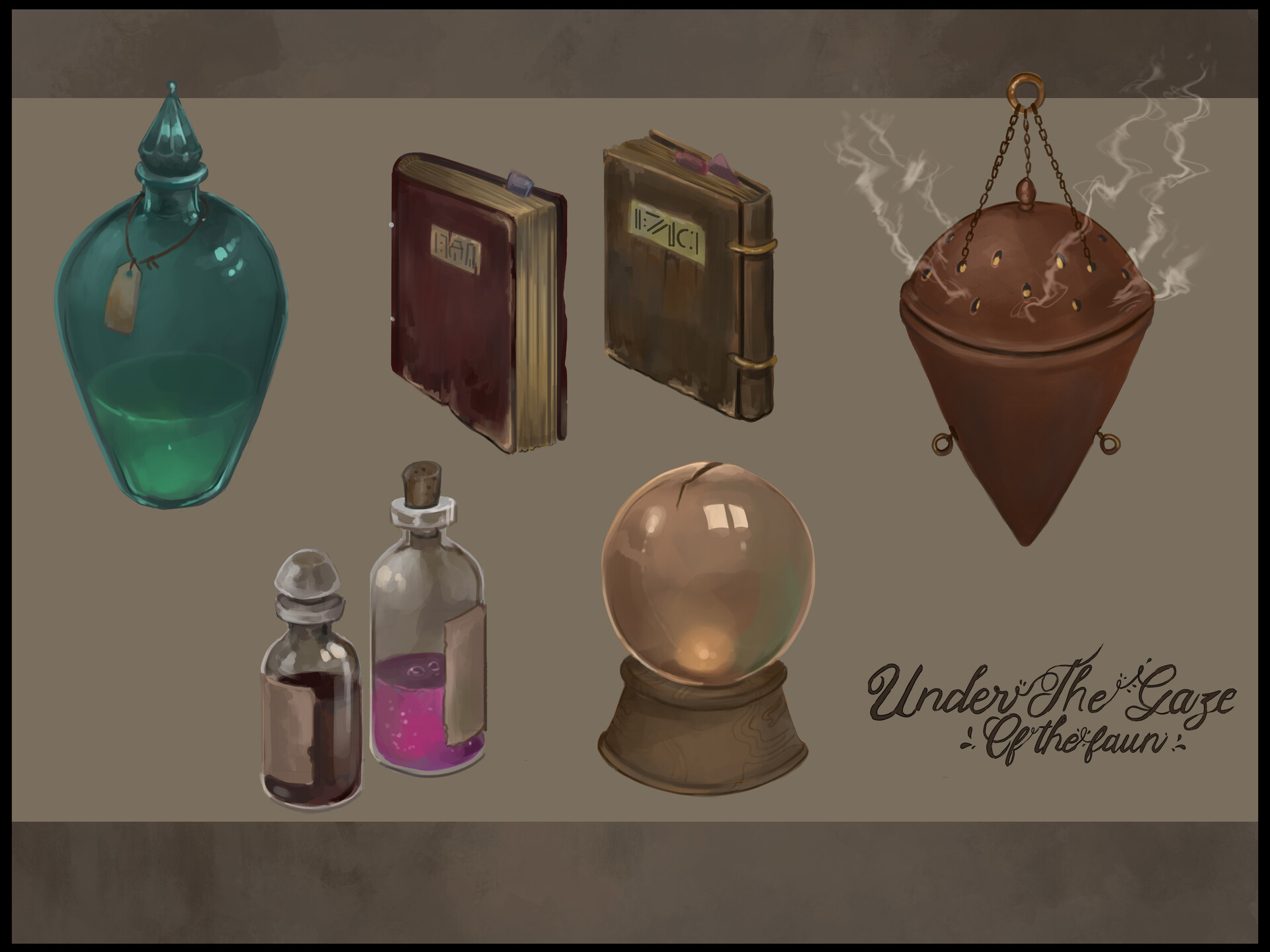 ArtStation - Magical props.