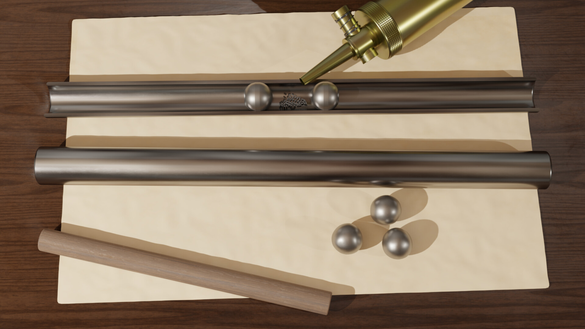 ArtStation - Theoretically simplest firearm that could be built which ...