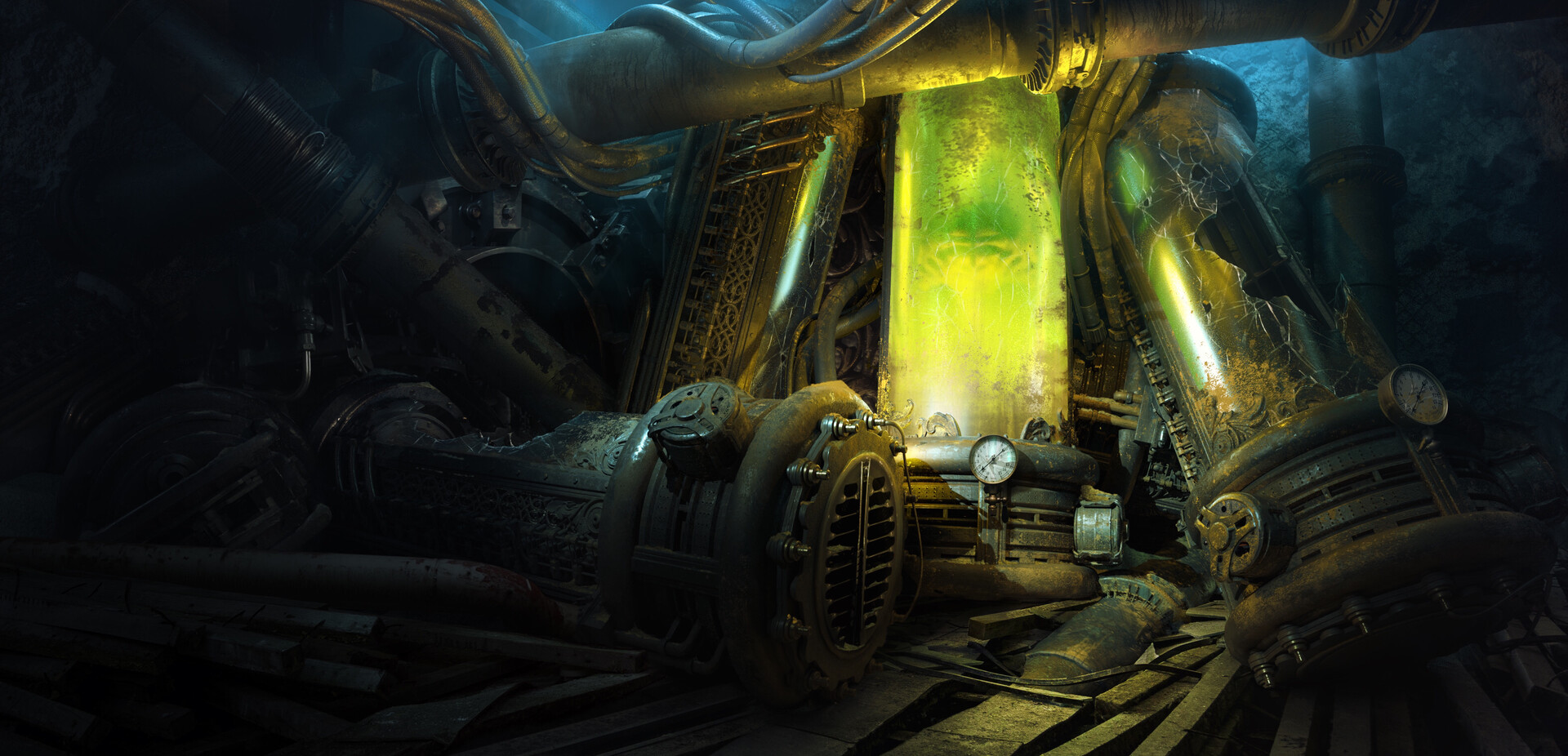 ArtStation - Abandonned Lab