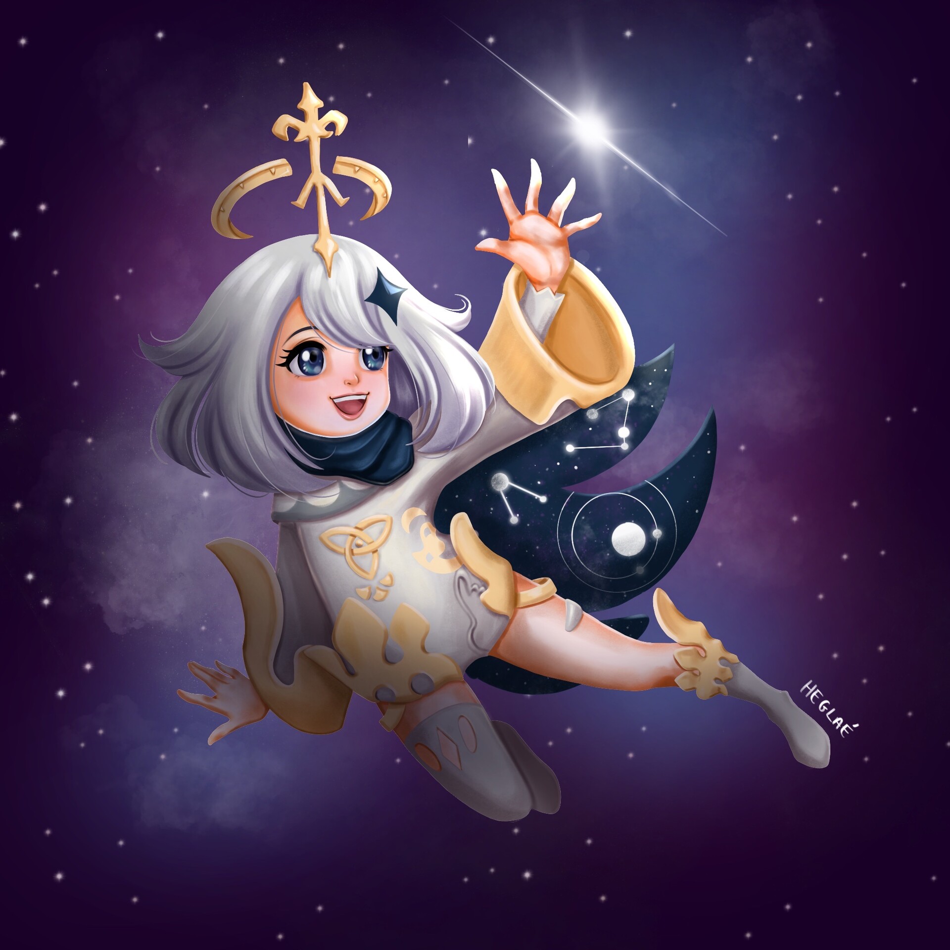 ArtStation - Paimon- Genshin Impact