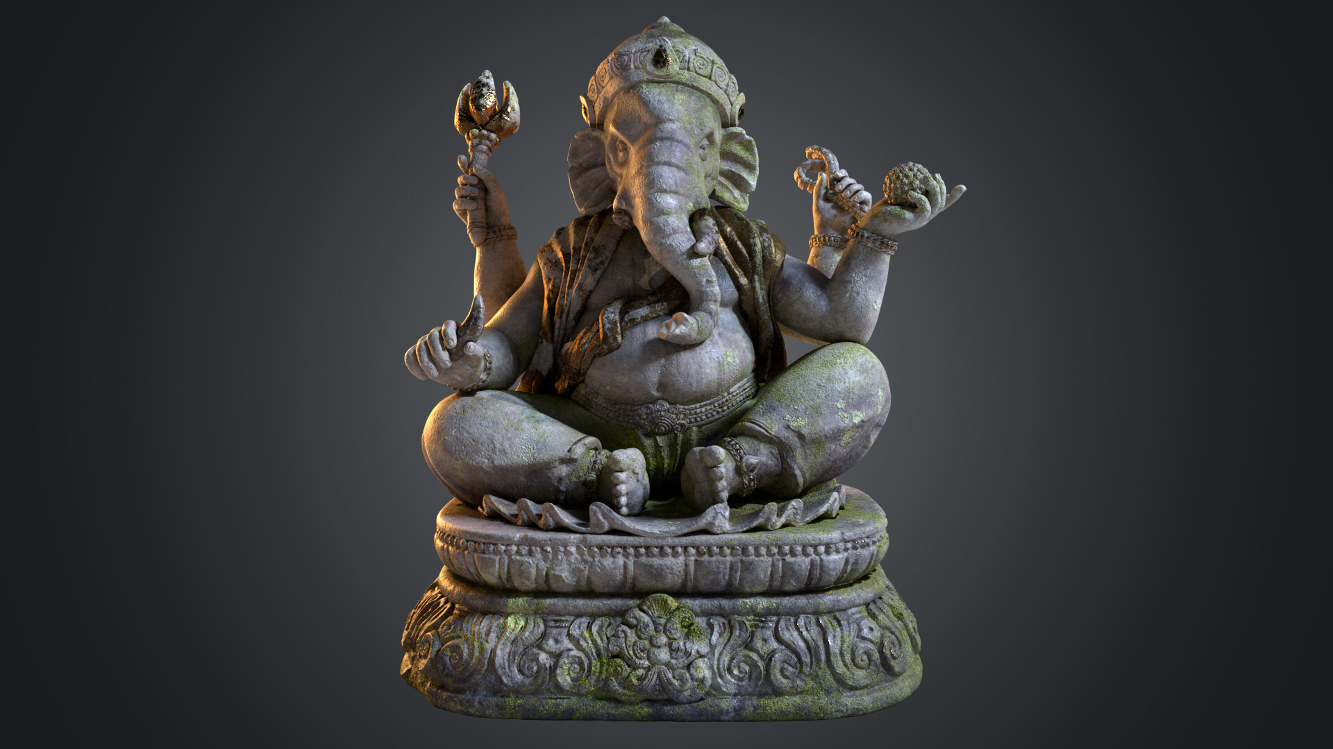ArtStation - Texture Study - Ganesha Statue