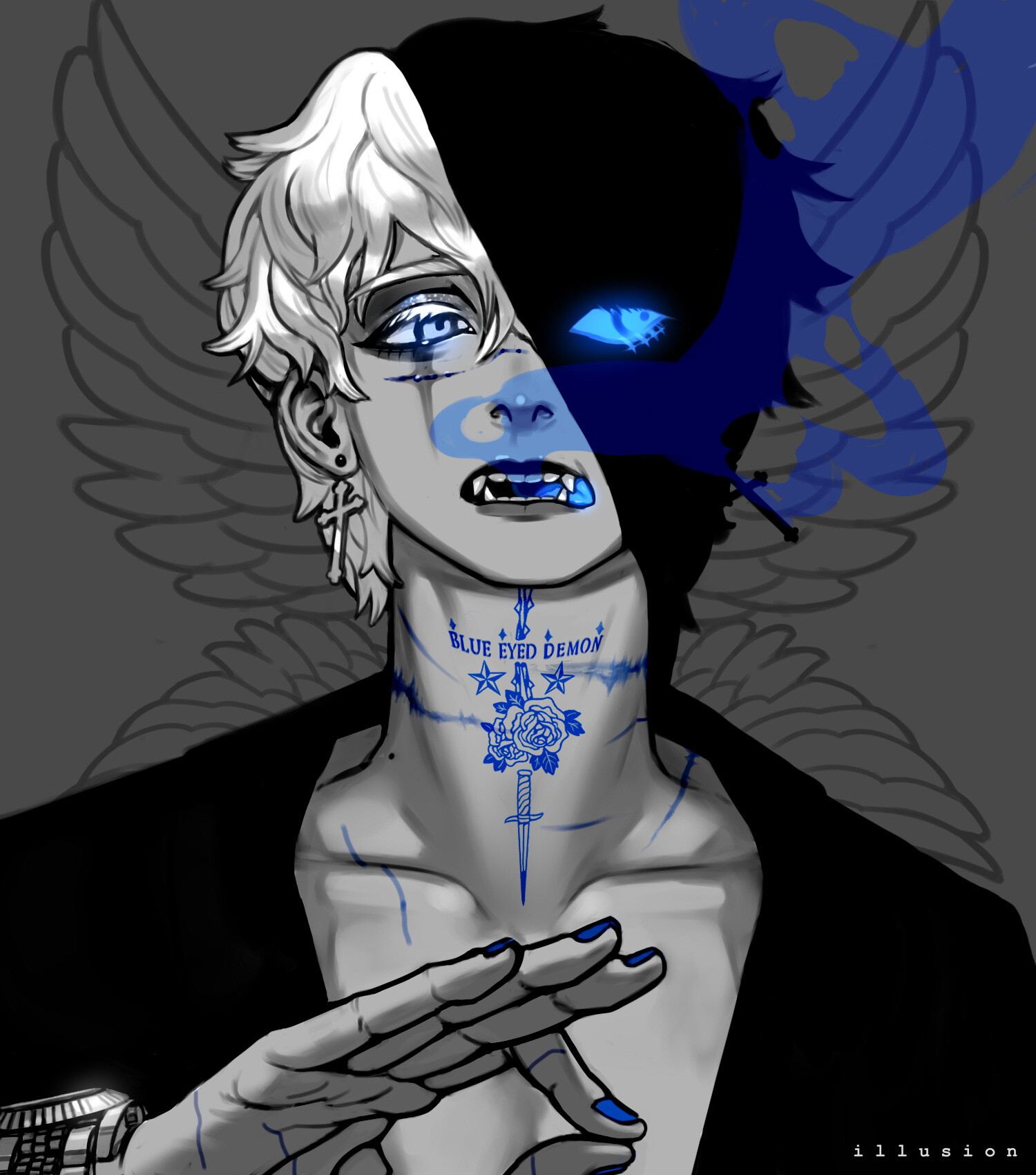 Demon Eyes Supernatural Drawings