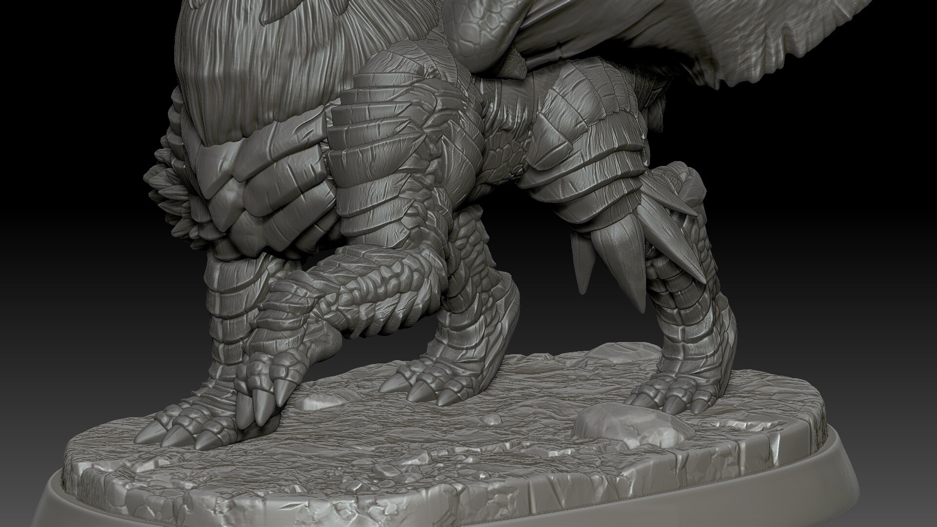 Leandro Hewitt - Teostra - Monster Hunter - Sculpt