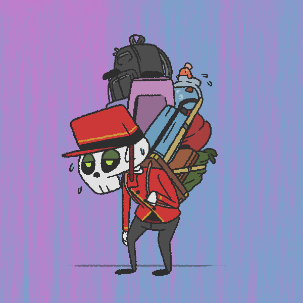 ArtStation - Bellhopper Skeleton