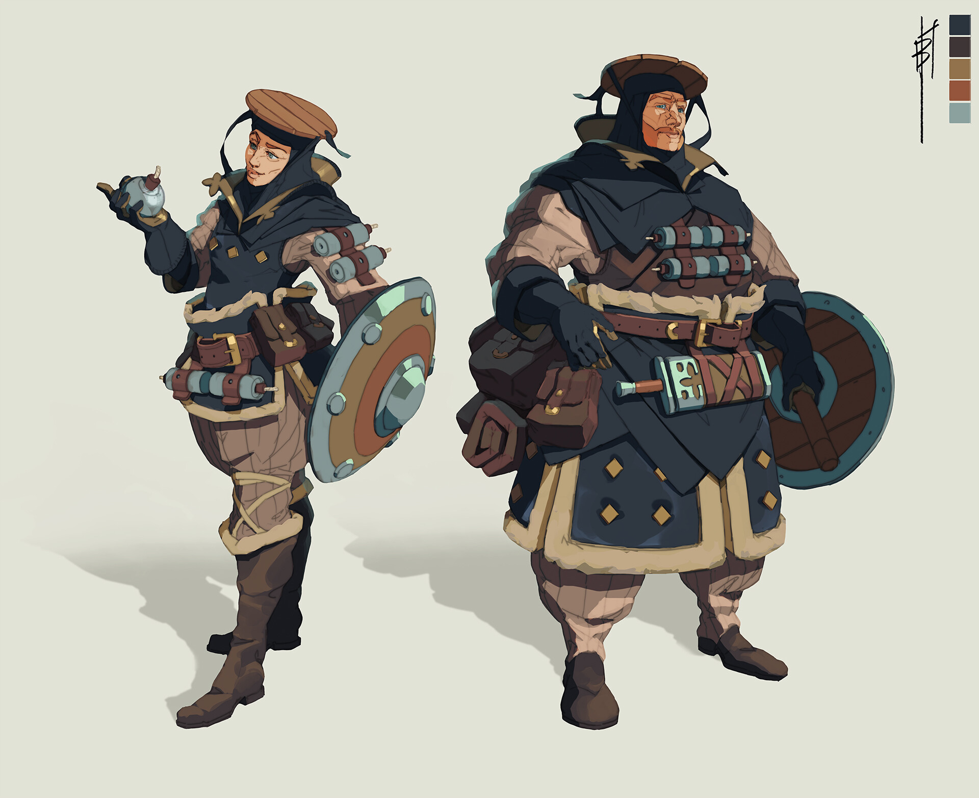 ArtStation - Winter Bomber armour