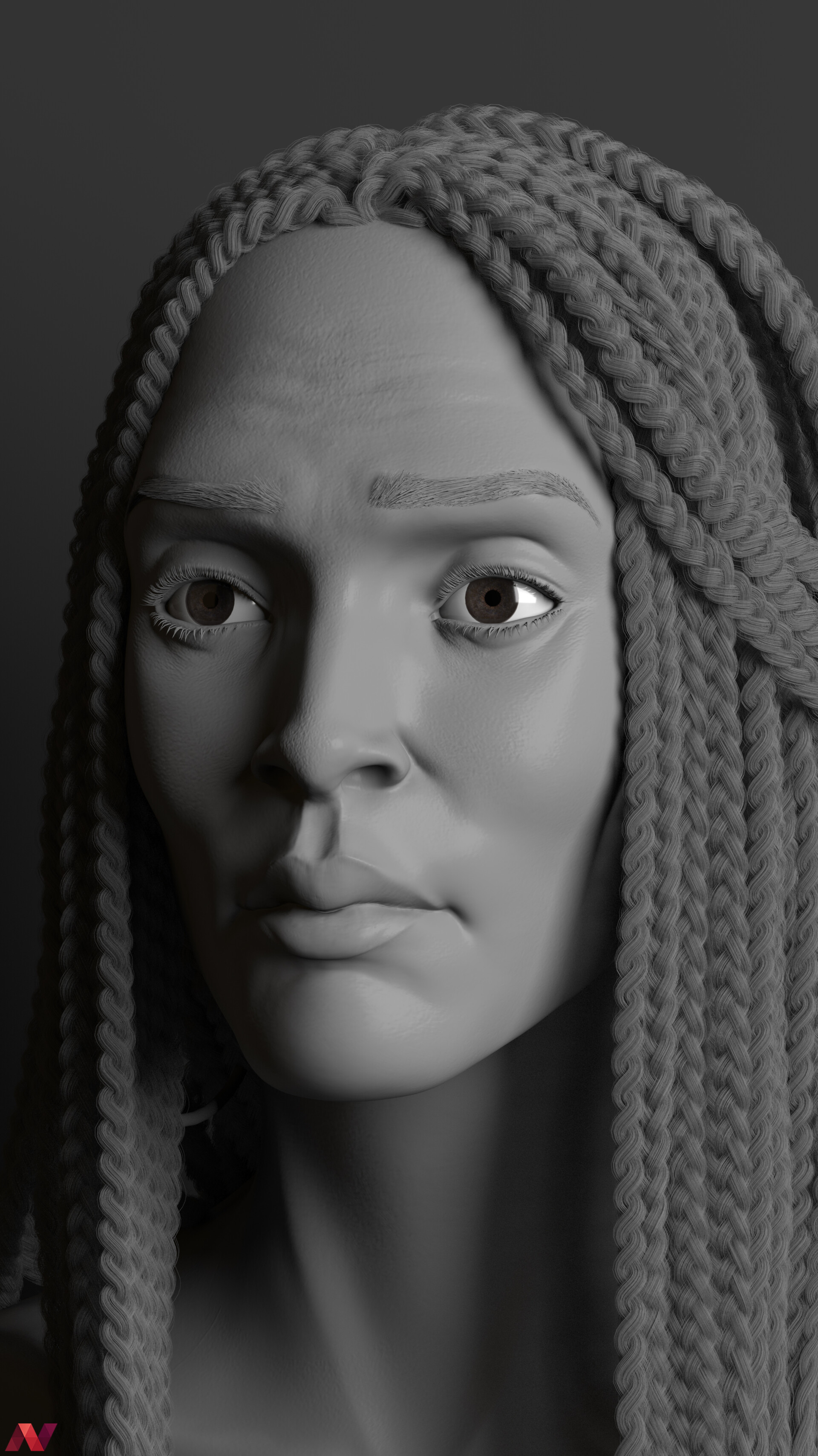 Angela Bassett Braids