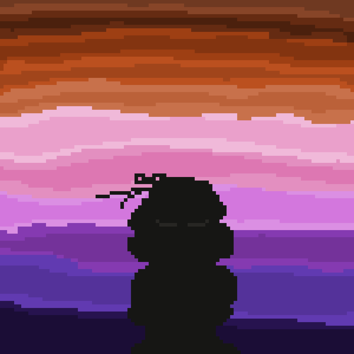 ArtStation - Background Gradient & Silhouette, Anna Fordy