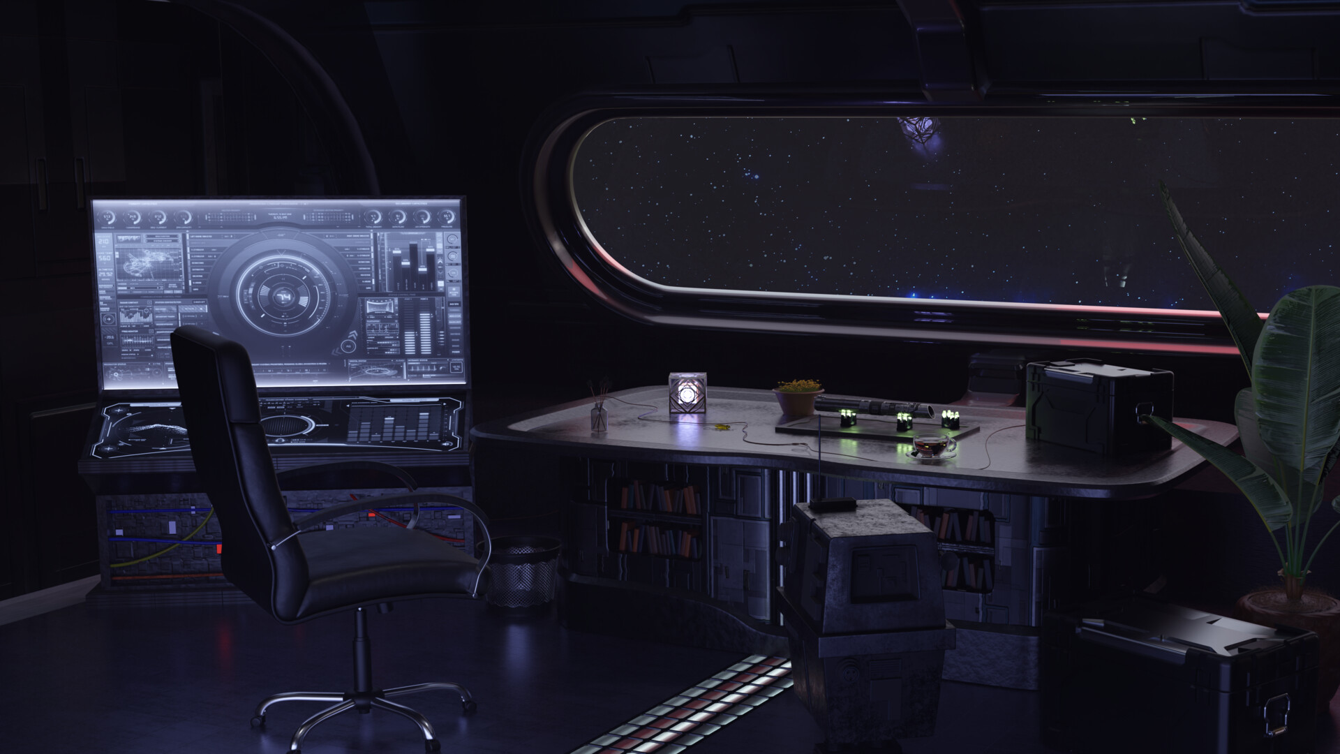 ArtStation - Jedi Master Ber-til Katarn's Saber.