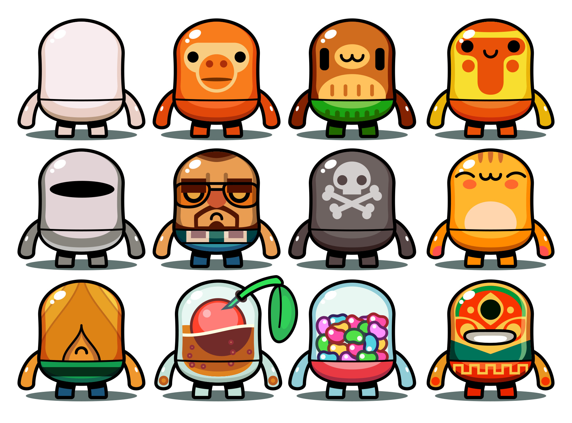 ArtStation - Candy Jam Character Design Concepts