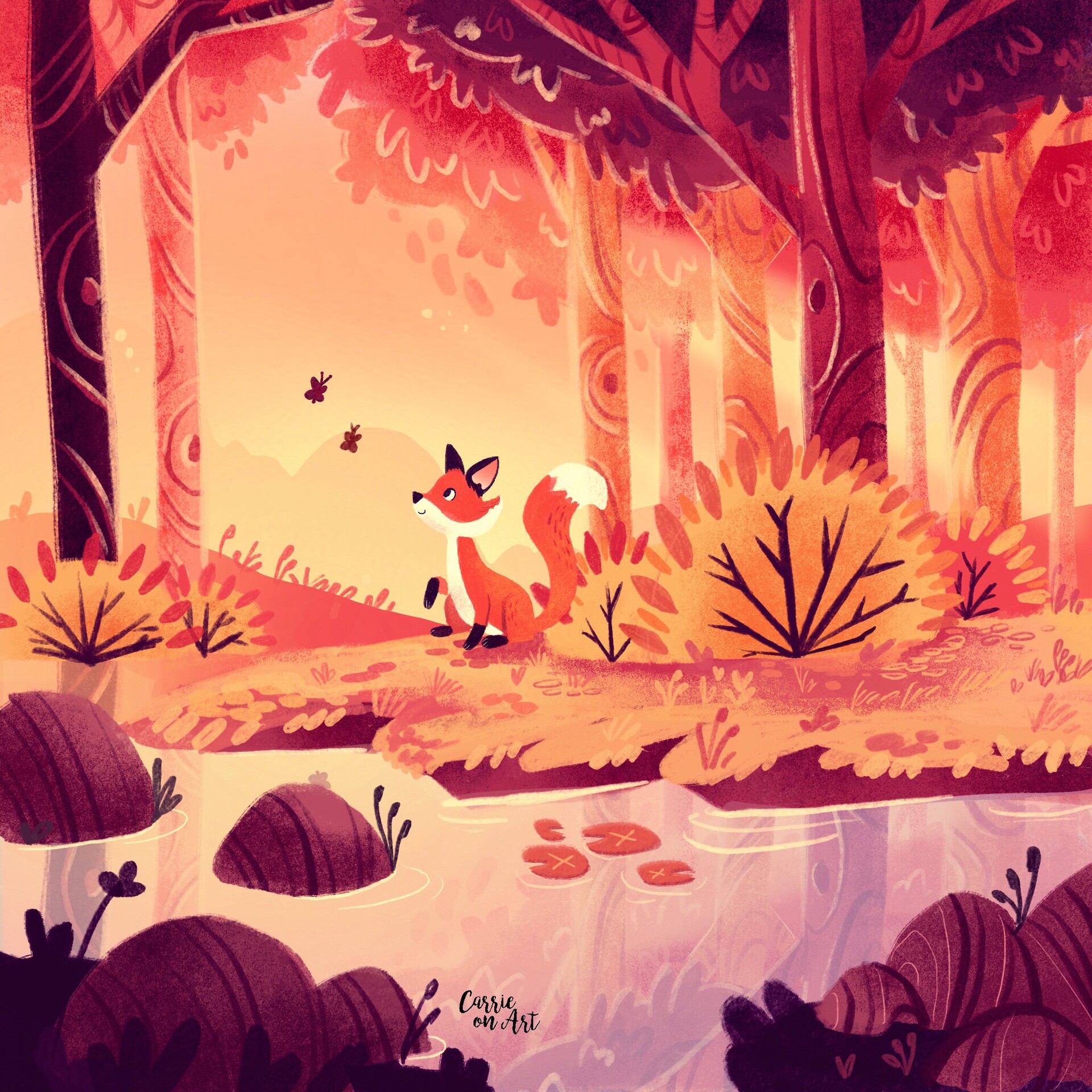 ArtStation - A Curious Fox