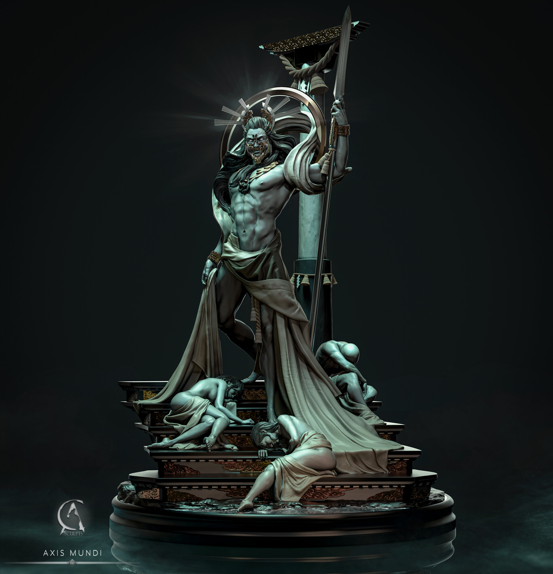 ArtStation - Progenitor God Izanagi