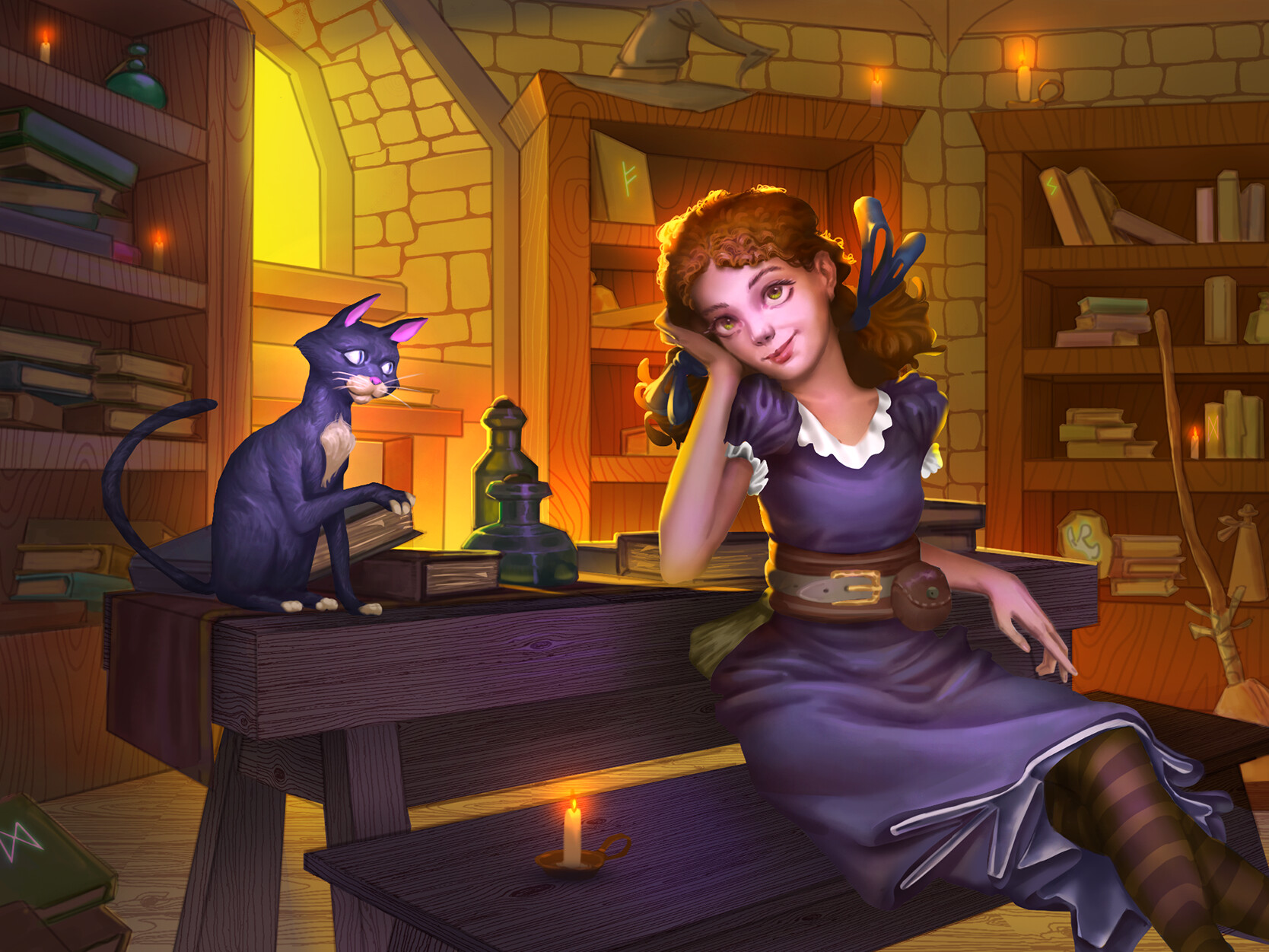 ArtStation - Witch school