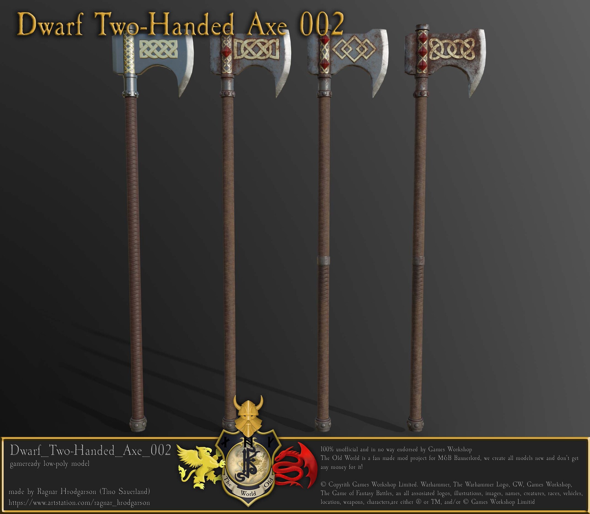 ArtStation Dwarf Two-Handed Axes, 49% OFF | www.pinnaxis.com