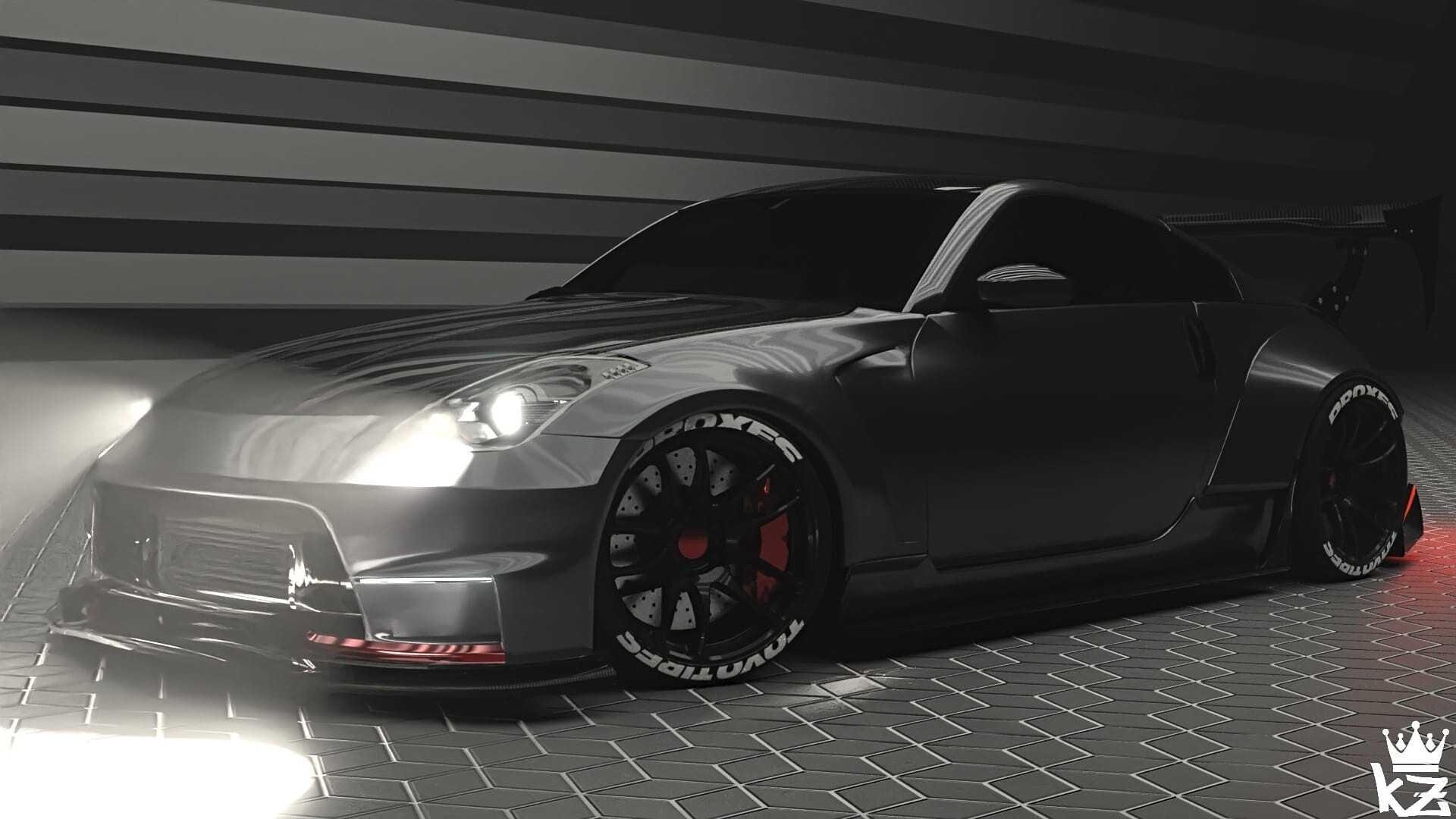 ArtStation - Grey hound 350Z