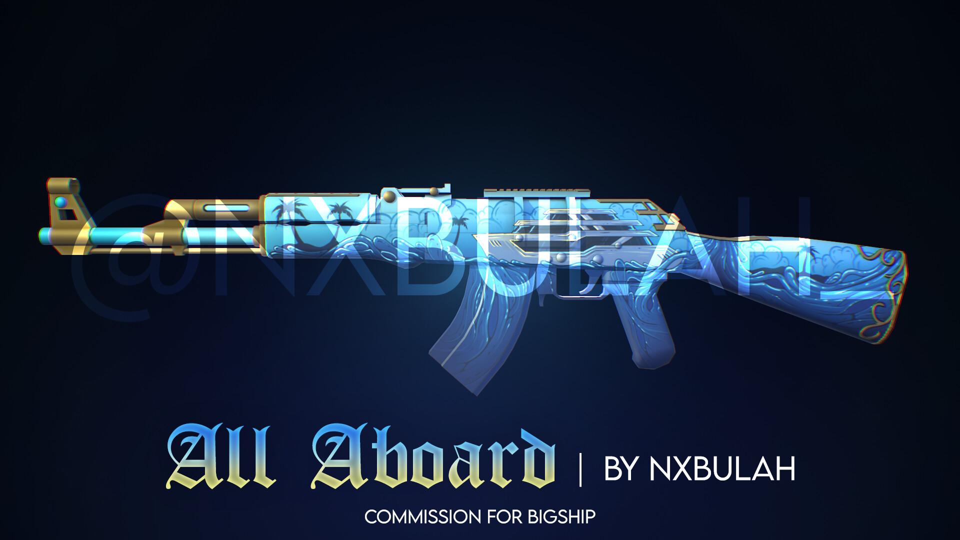 ArtStation - Krunker | All Aboard Commission