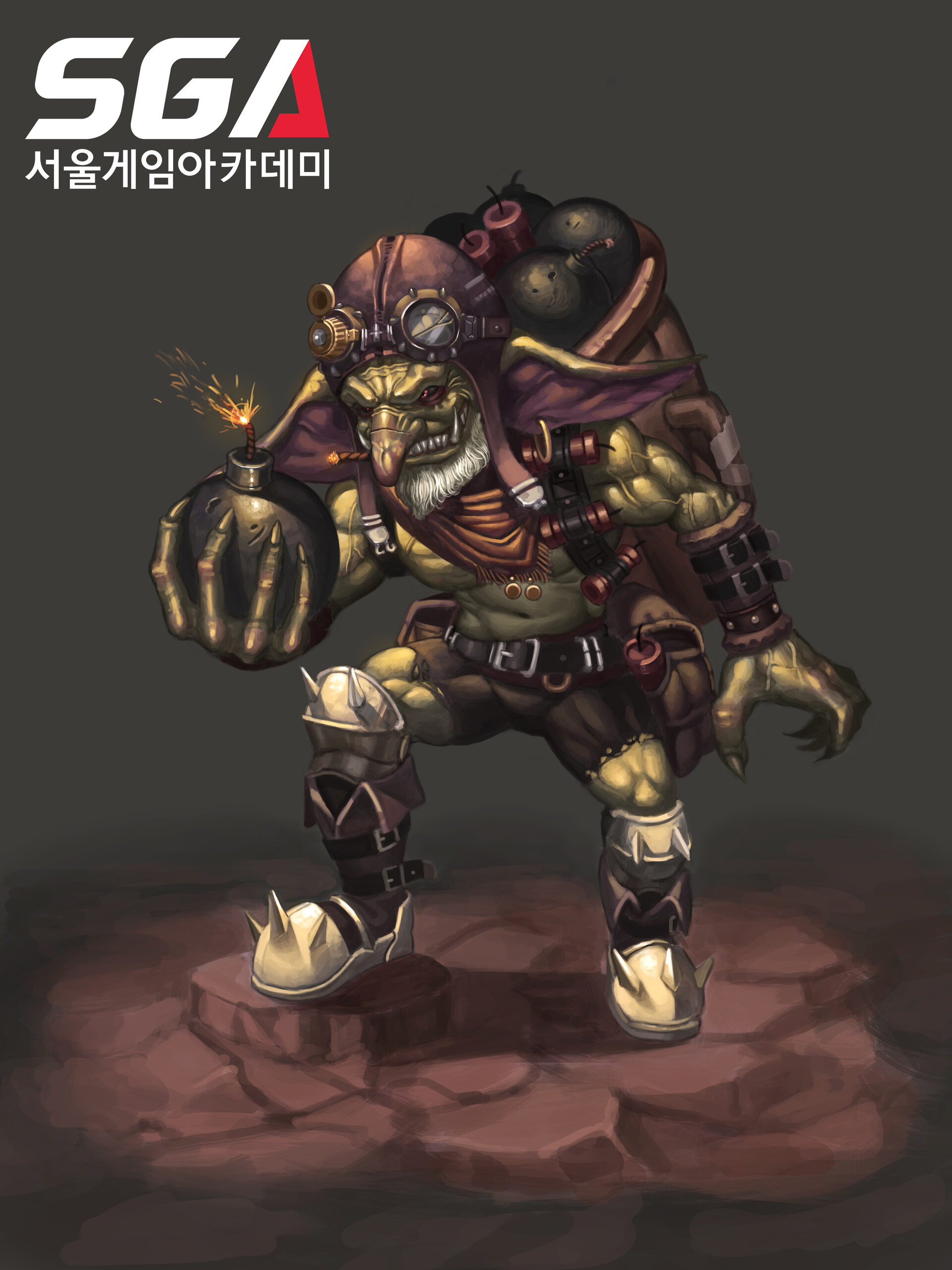 ArtStation - SGA_캐릭터 일러스트 학생작품