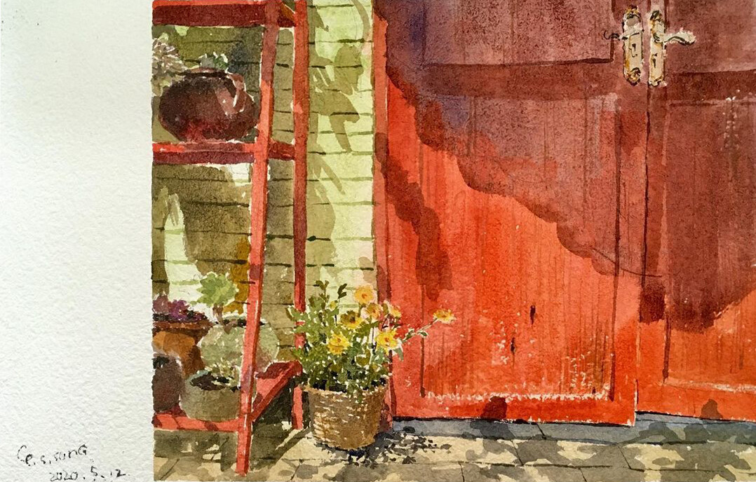 ArtStation - red door