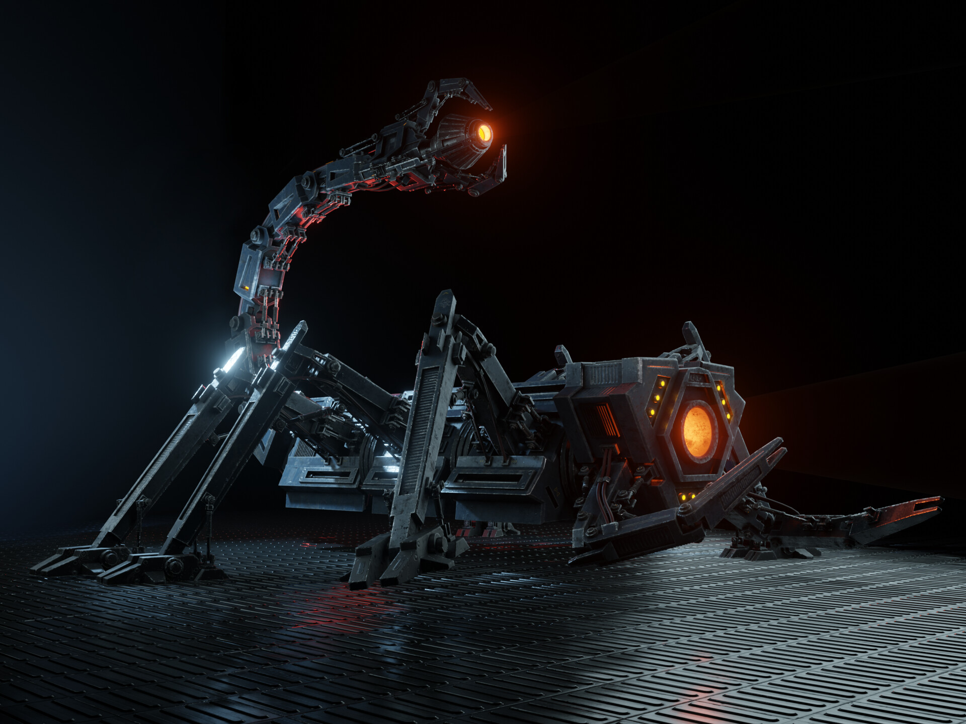 ArtStation - Mechanical Scorpion "Destroyer"