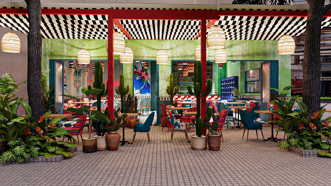 ArtStation - mexican restaurant