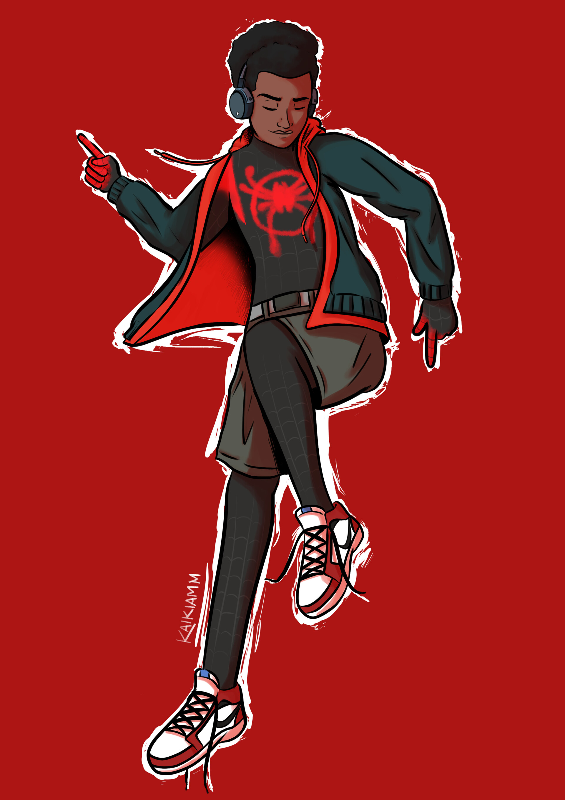 ArtStation - Miles Morales vibing