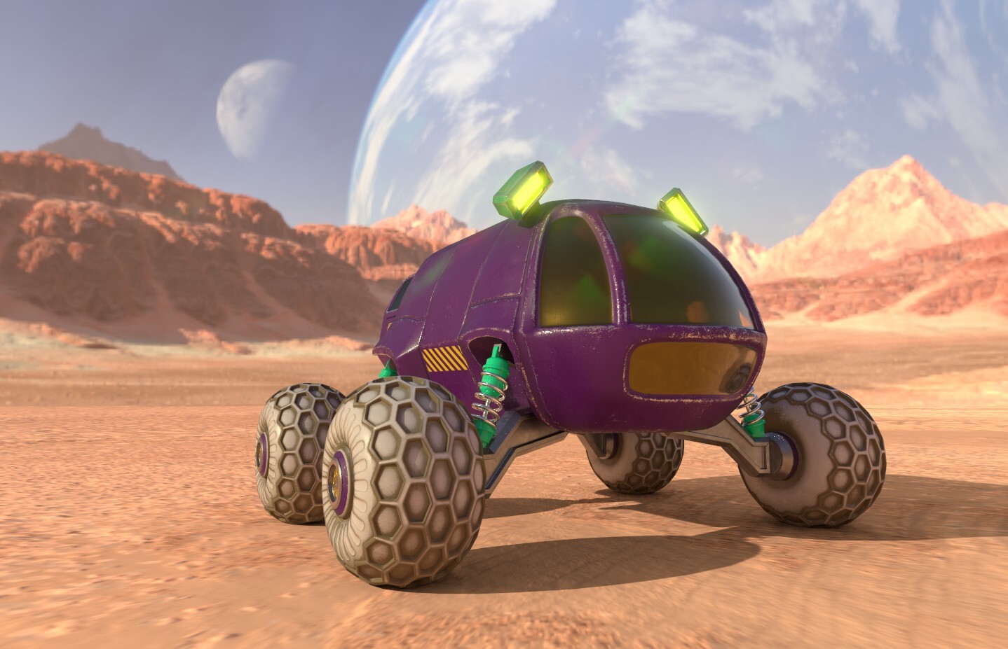 ArtStation - Space exploration buggy
