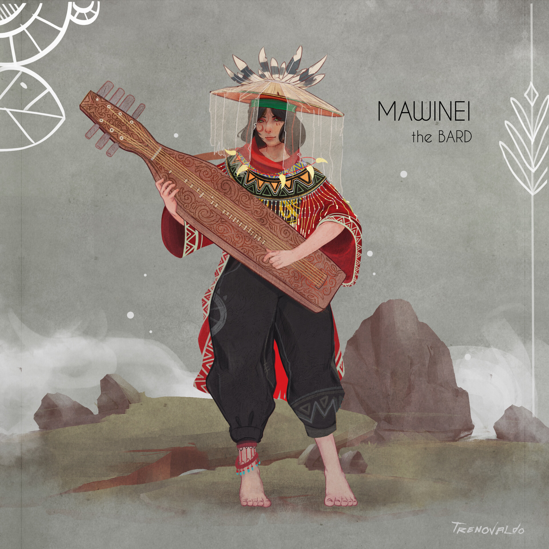 ArtStation - CHARACTER DESIGN : DAYAK