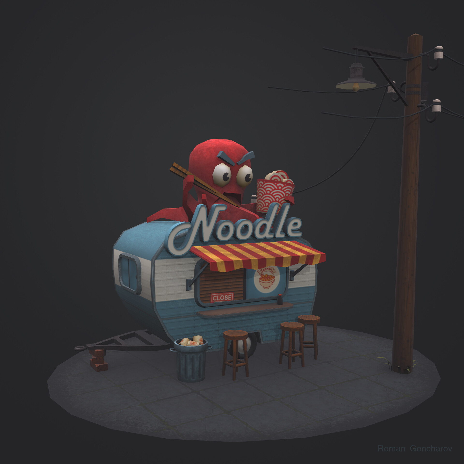 Roman Goncharov - Ninja Noodle shop