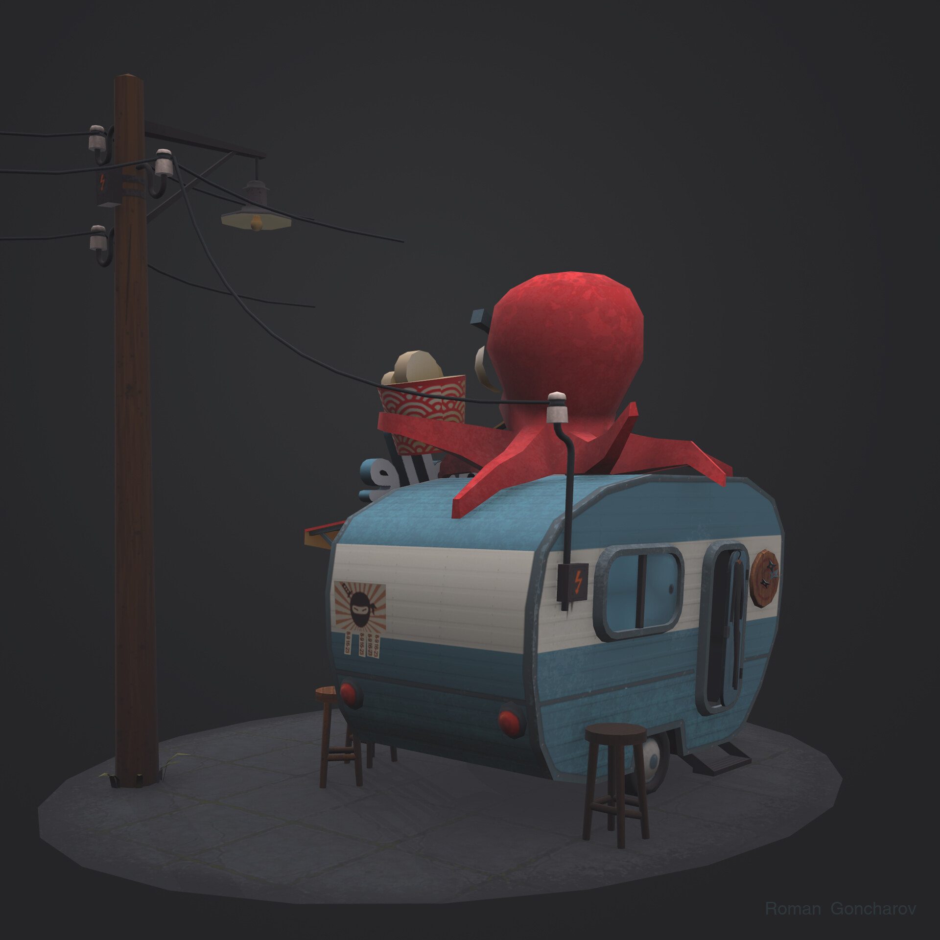 Roman Goncharov - Ninja Noodle shop