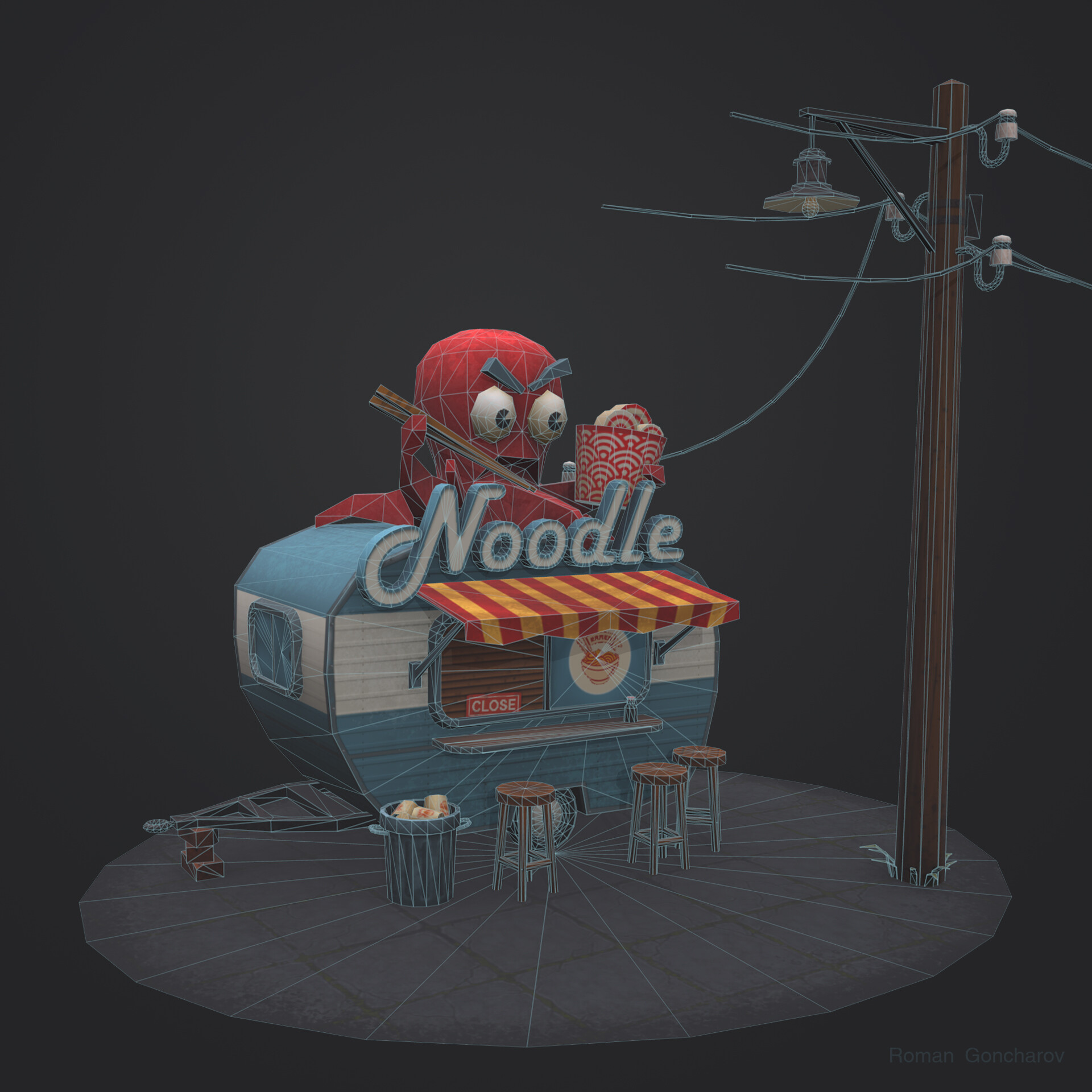 Roman Goncharov - Ninja Noodle shop
