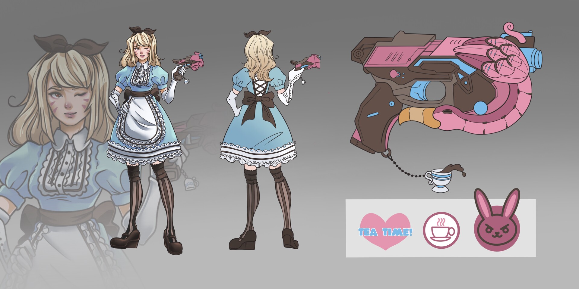ArtStation - DVA In Wonderland